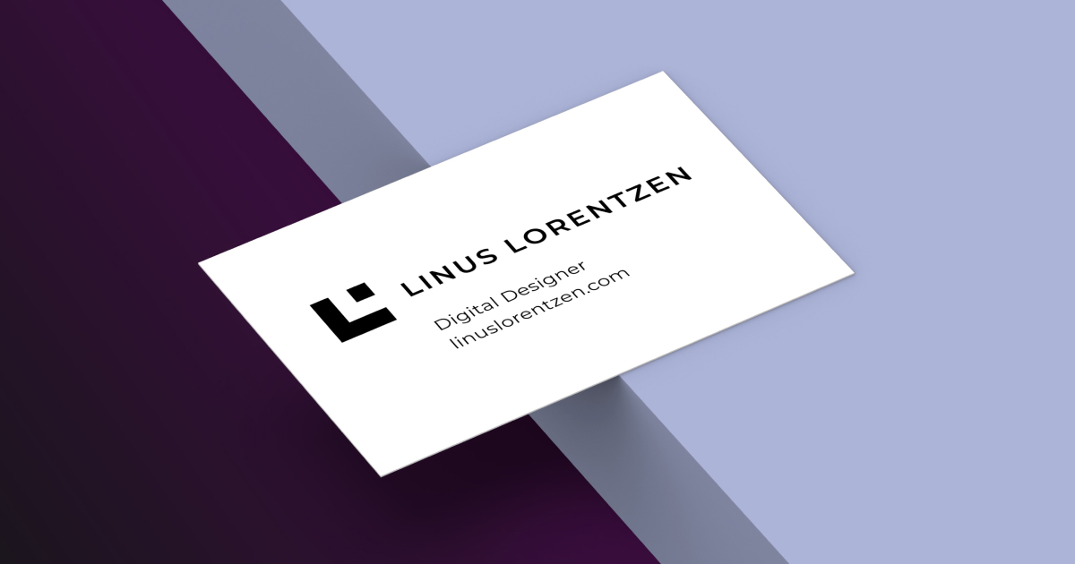 Portfolio - Digital Designer Linus Lorentzen